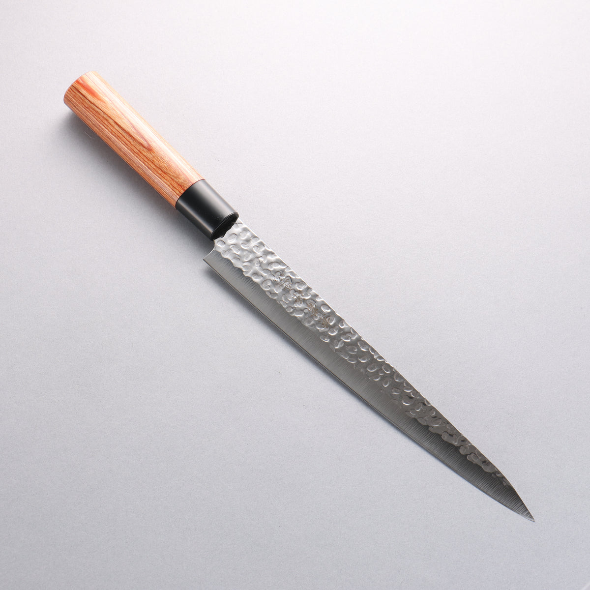 Kanetsune DSR-1K6 Hammered Sujihiki 240mm Red Pakka wood Handle – Seisuke Knife