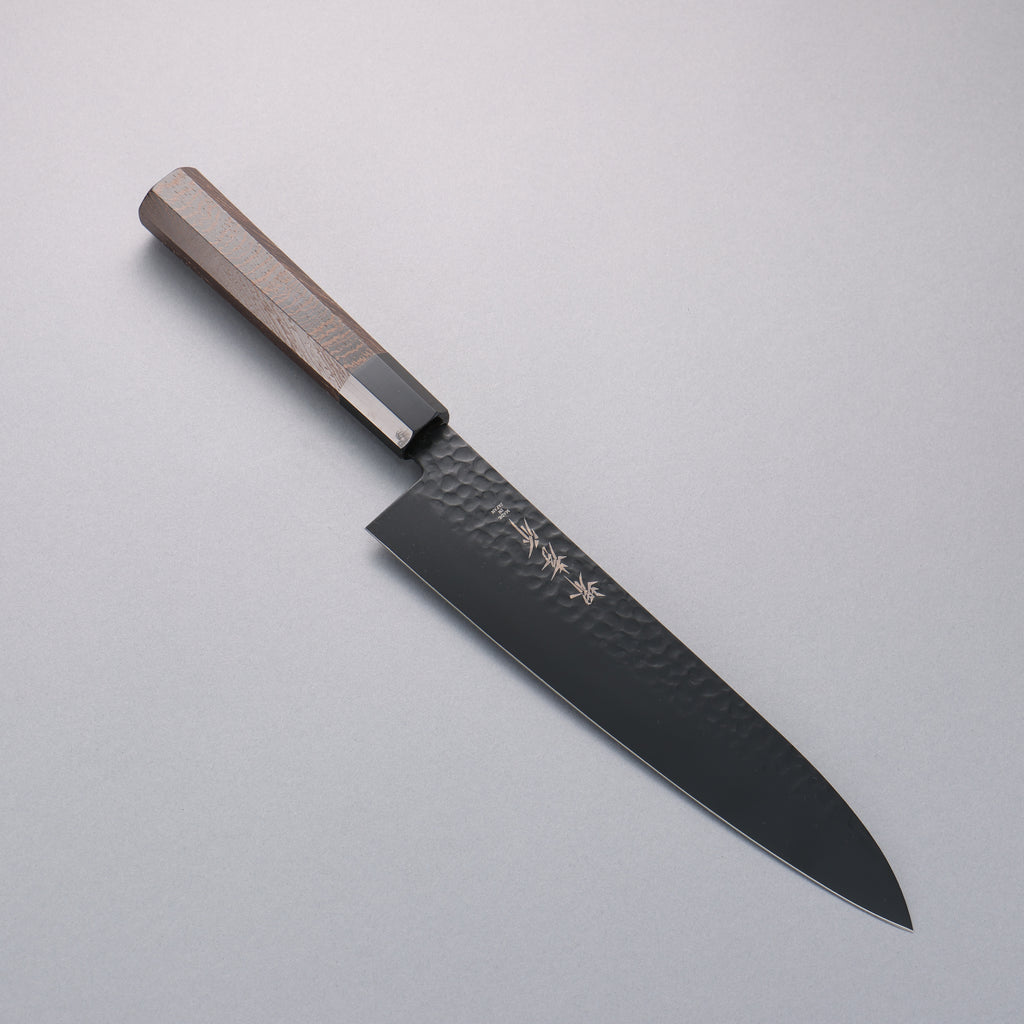 Sakai Takayuki Kurokage VG10 Hammered Teflon Coating Gyuto 240mm Wenge