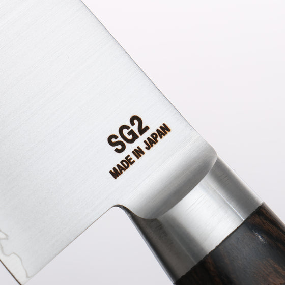 Higuchi SG2 Santoku 180mm Brown Pakka wood Handle – Seisuke Higuchi SG2 Santoku 180mm Brown Pakka wood Handle – Seisuke