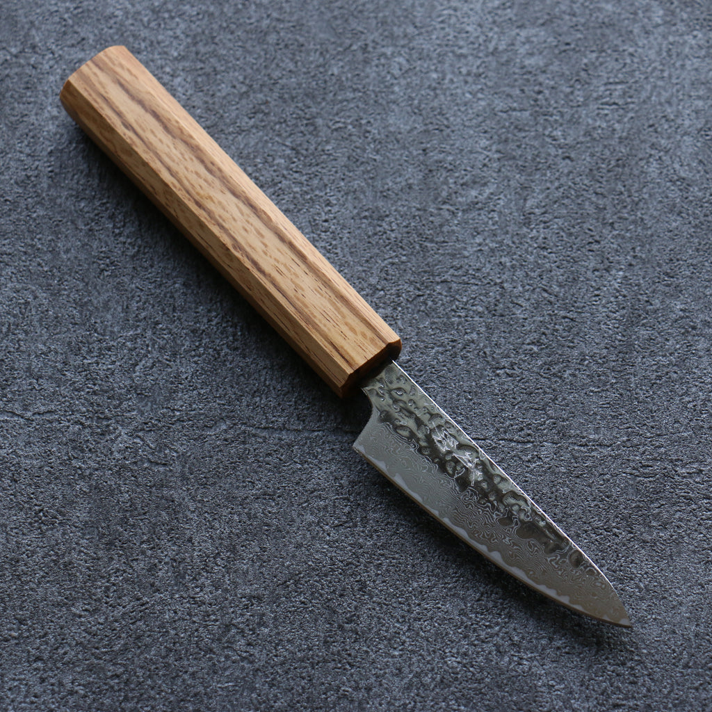 Seisuke Tsukikage AUS10 Migaki Finished Hammered Damascus Petty-Utilit
