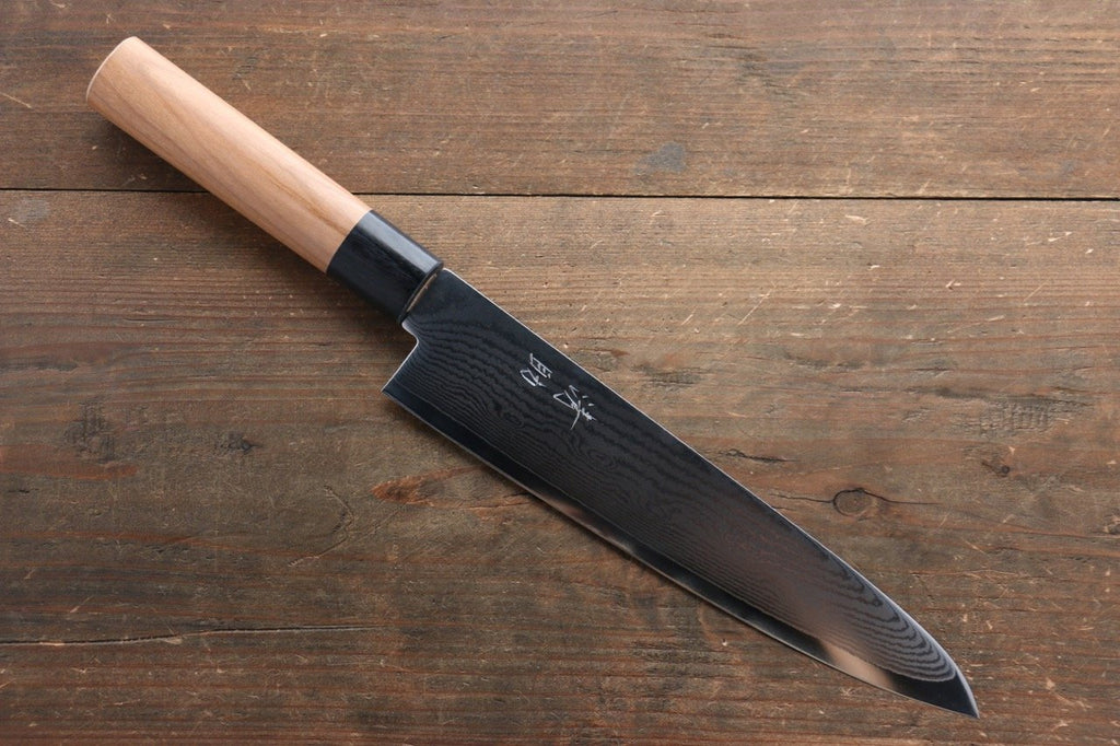 Seisuke VG10 63 Layer Damascus Gyuto 210mm Cherry Tree Handle