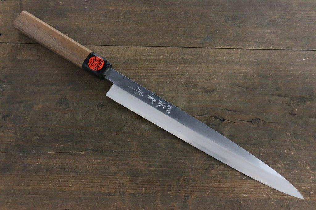 Shigeki Tanaka Silver Steel No.3 Yanagiba 270mm Walnut Handle