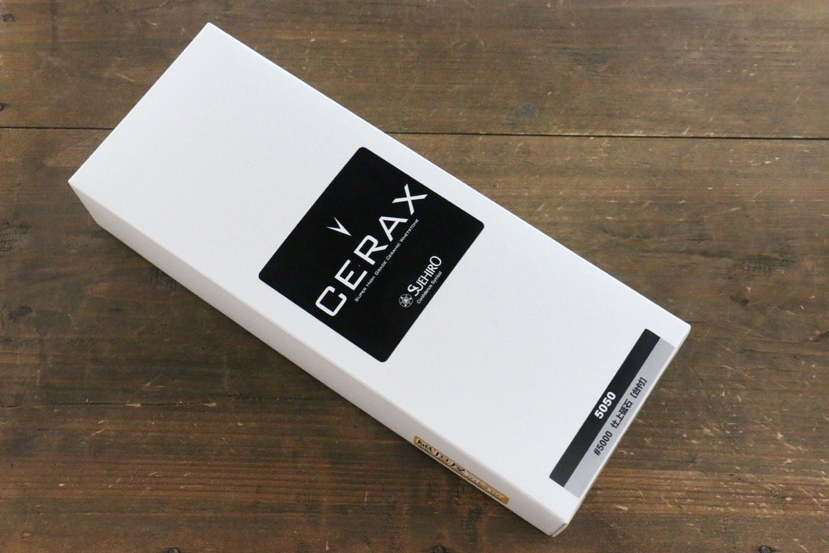 Suehiro CERAX 5050 Ceramic Fine Sharpening Stone with Plastic Base-#50 ...